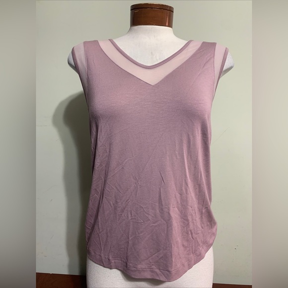 Anatomie | Tops | Anatomie Jackson Dusty Rose Ladies Small V Neck Mesh ...